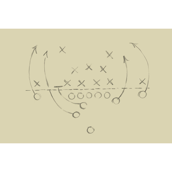 Metro Lane Playbook III by Ethan Harper - Wrapped Canvas Print ...