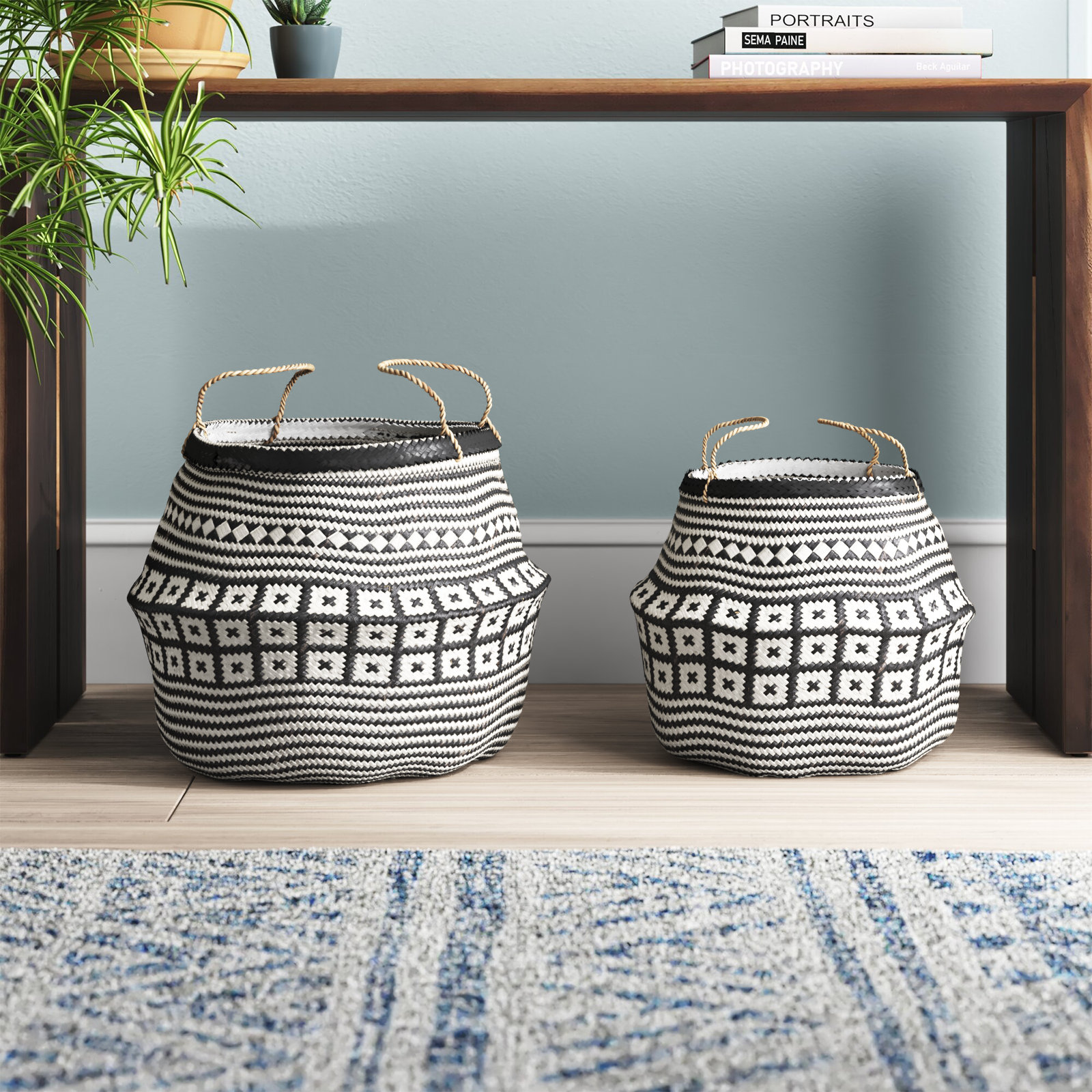 Dakota Fields Eclectic 2 Piece Seagrass Basket Set & Reviews - Wayfair ...