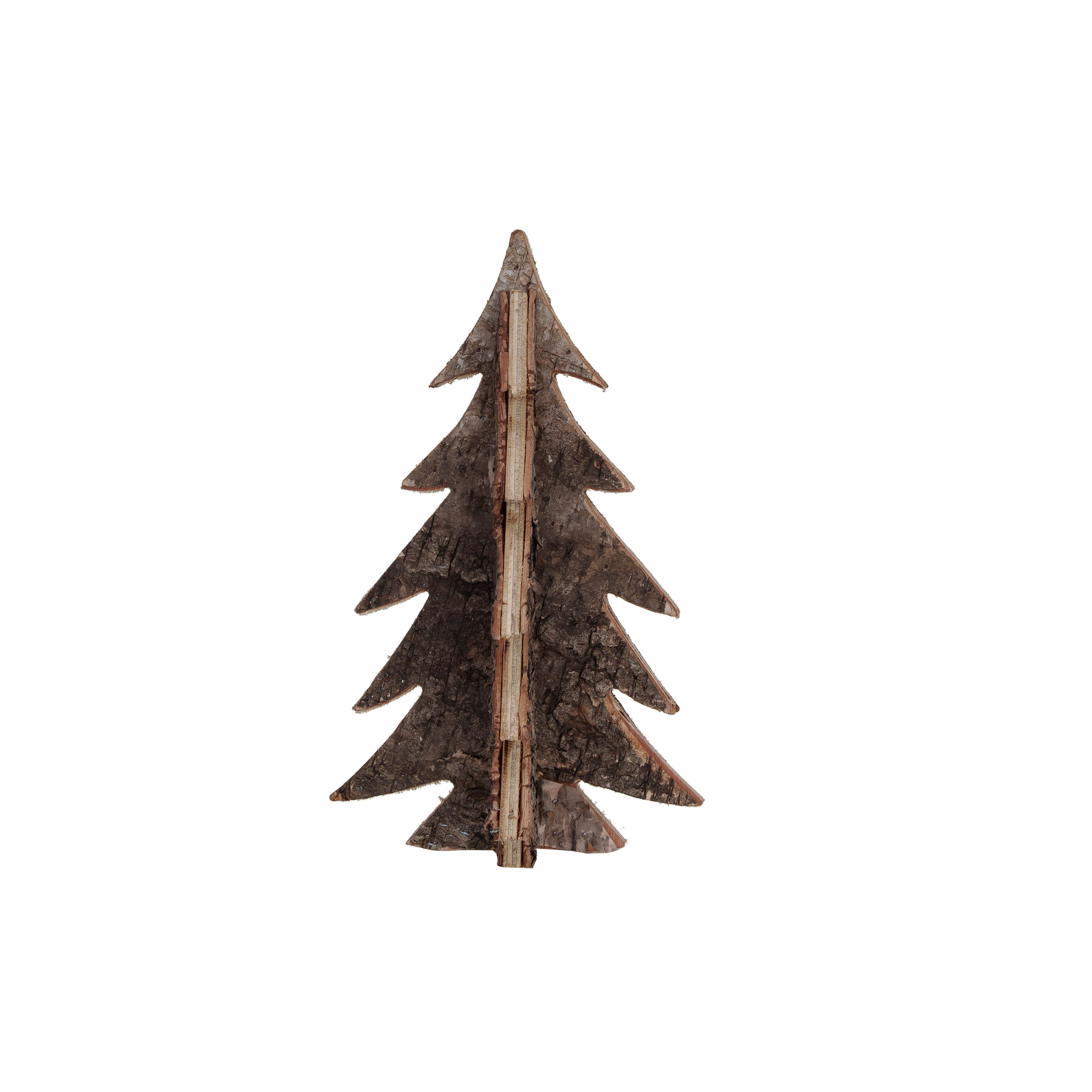 The Holiday Aisle® Interlocking Birch Bark Tree Decor | Wayfair