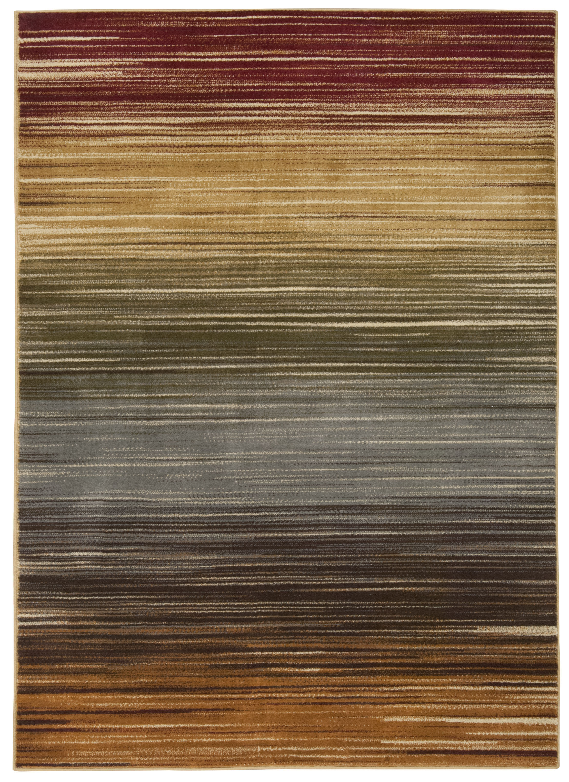 Nourison Universal Multicolored Striped Area Rug "& Reviews" | Wayfair
