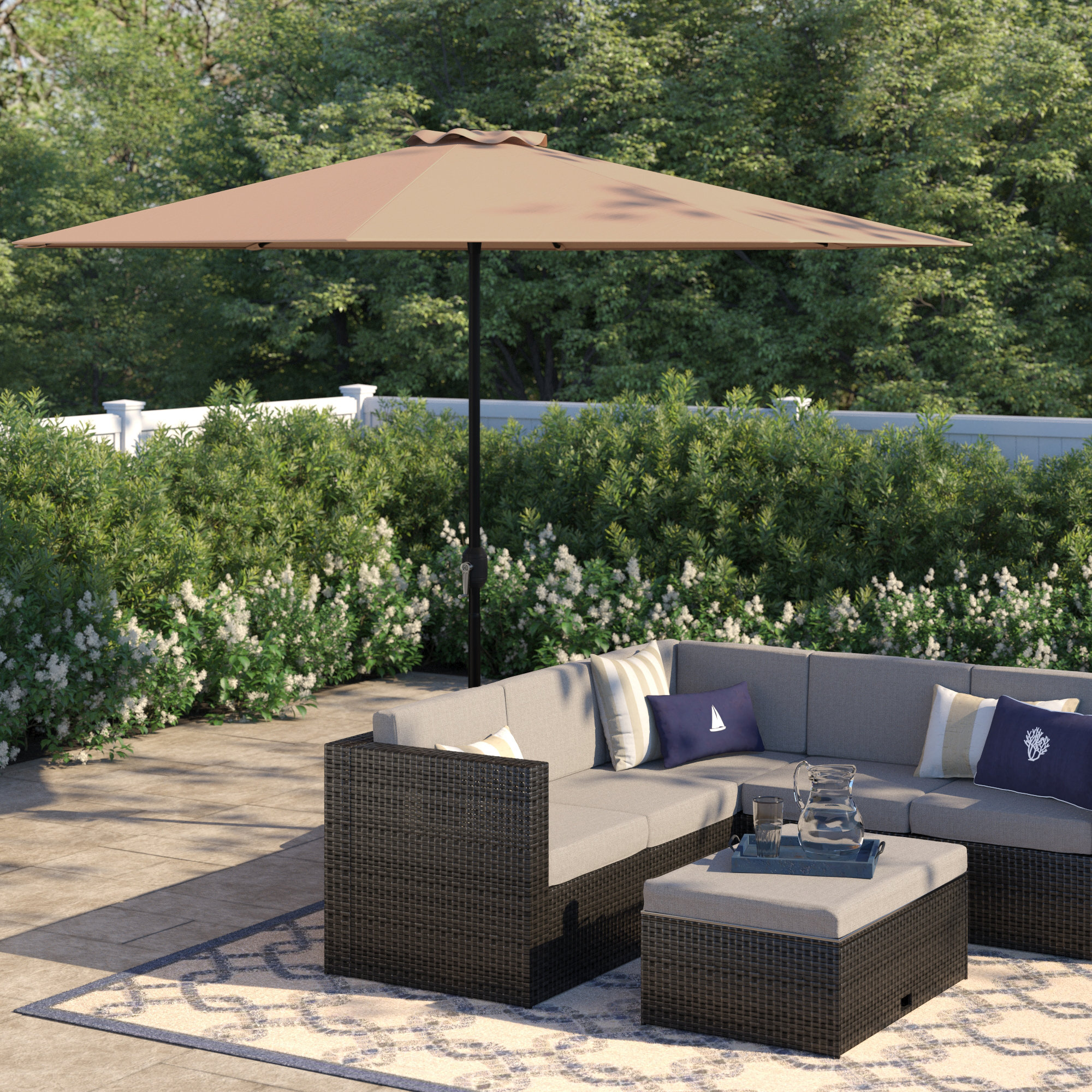 Sol 72 Outdoor™ Gina 11' Market Umbrella & Reviews - Wayfair Canada
