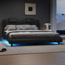 Latitude Run® Upholstered Platform Bed With Led Light | Wayfair