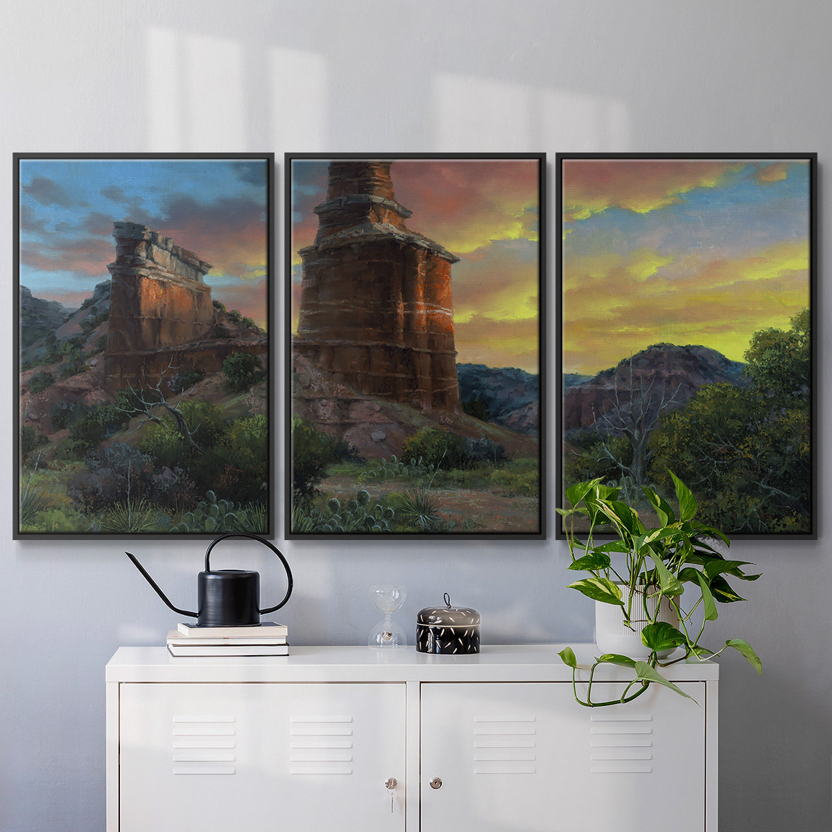Millwood Pines Spell of the Palo Duro - 3 Piece Floater Frame Print on ...
