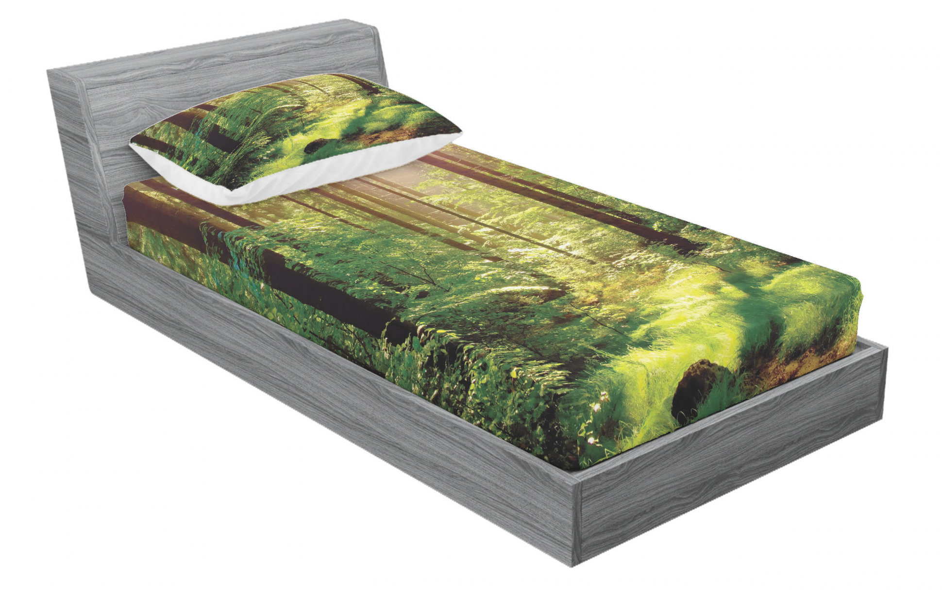 Ambesonne Forest Sheet Set | Wayfair