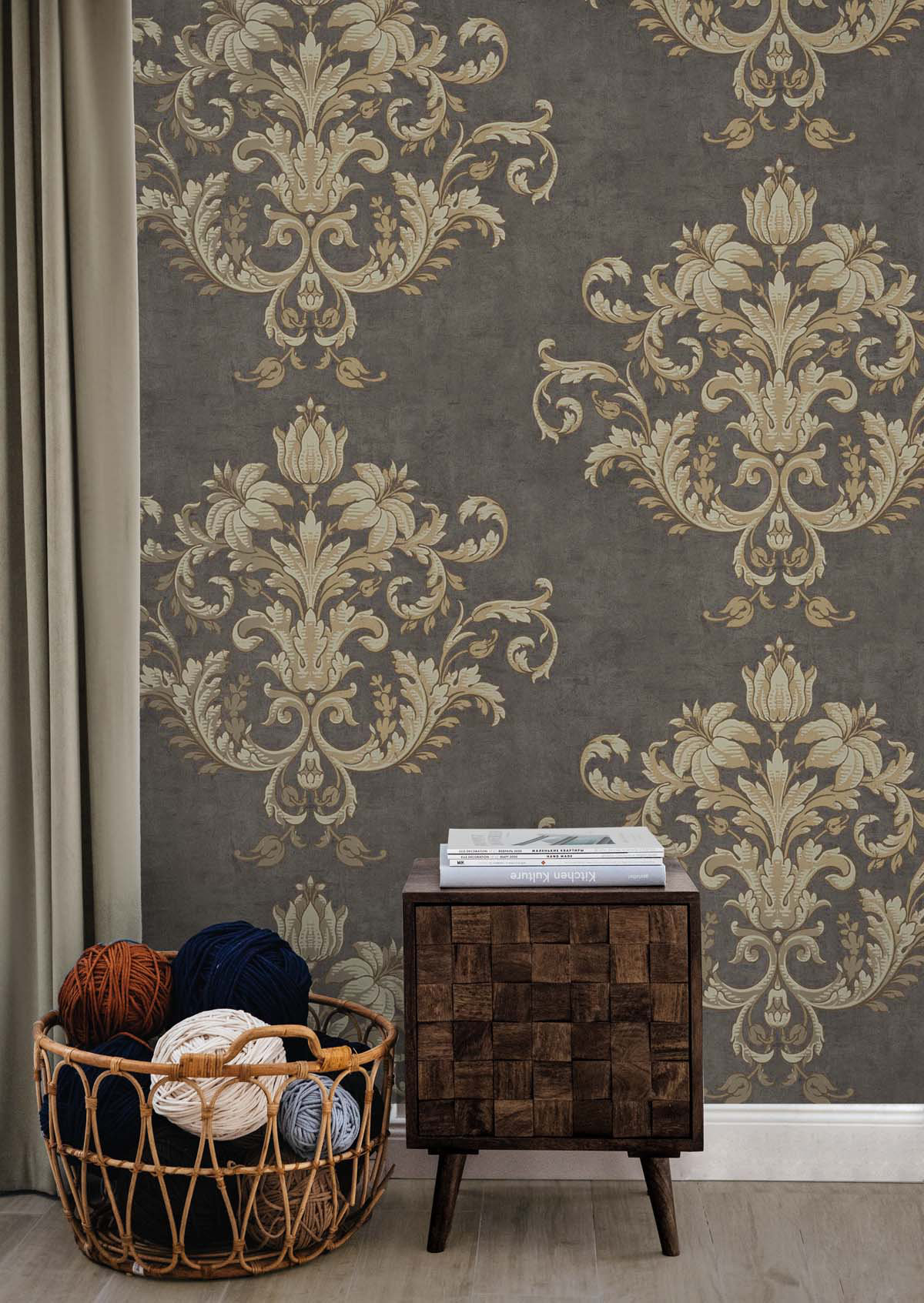 Alcott Hill® Bogumil Damask Roll | Wayfair