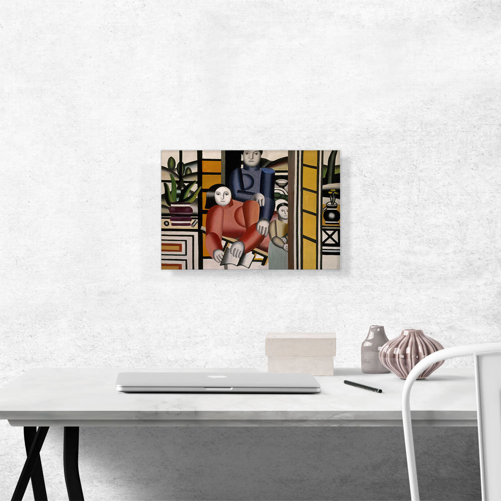 ARTCANVAS Three Women By A Garden 1922 Canvas Art Print By Fernand Leger | Wayfair