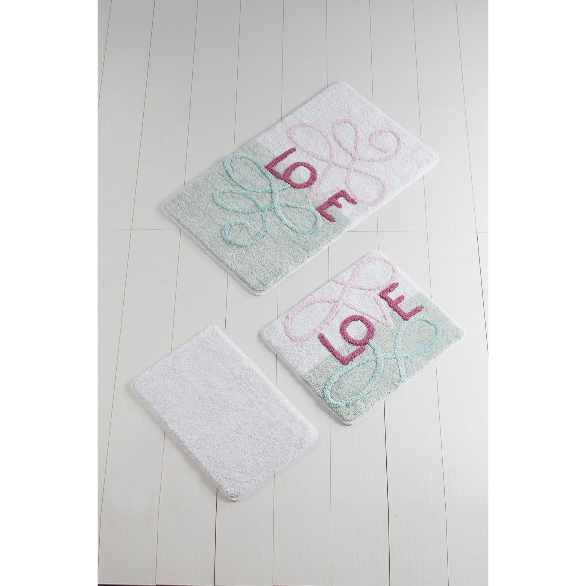 East Urban Home Sabornton 3 Piece Bath Rug Set | Wayfair