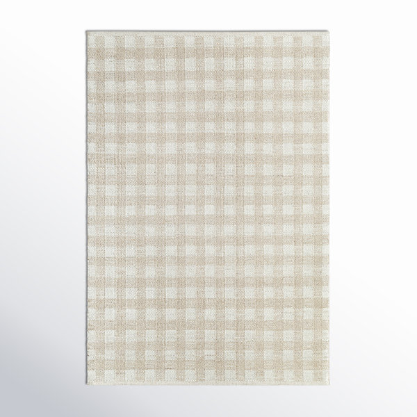 Lavande Plaid Wool Area Rug & Reviews | Birch Lane