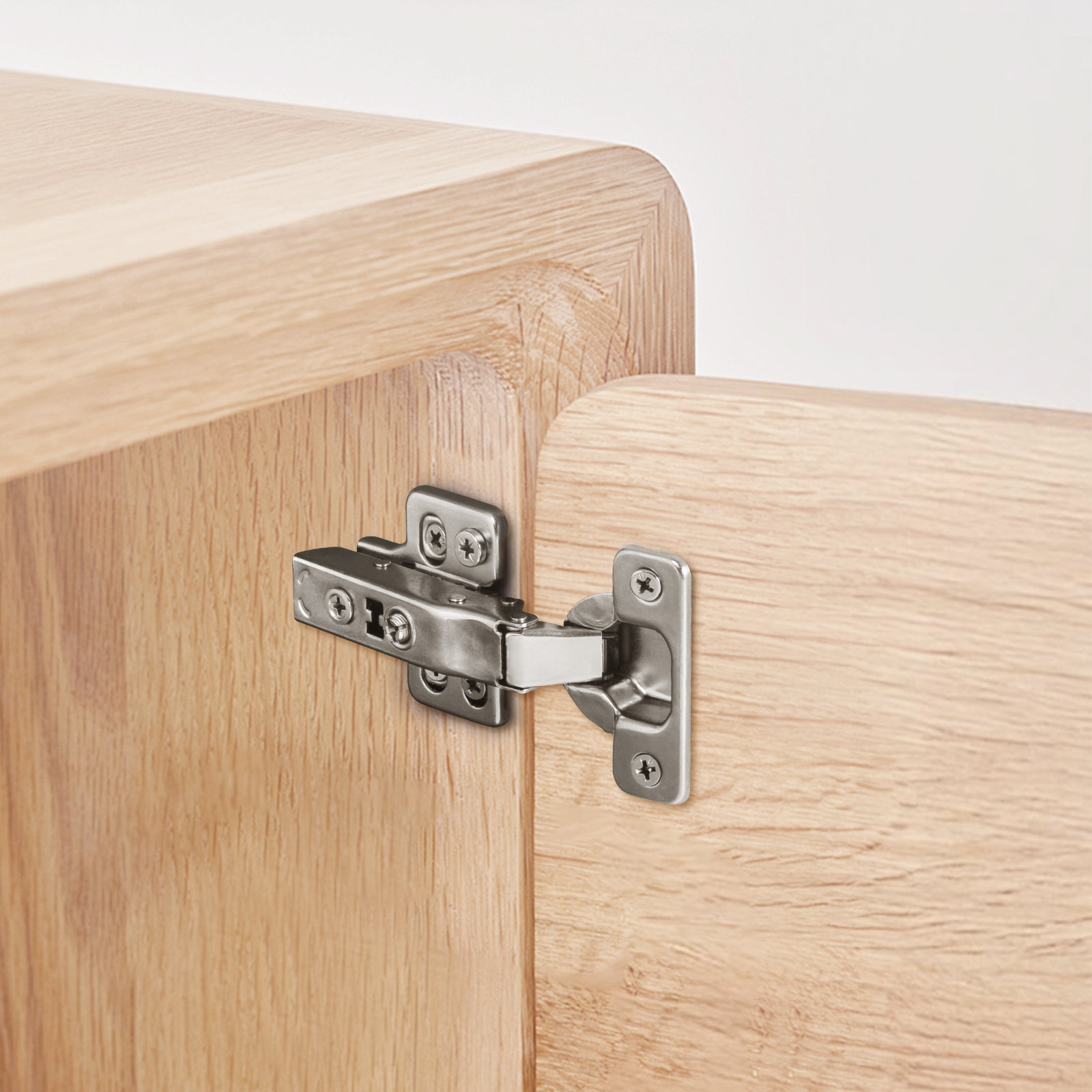VEVOR Cabinet Door Hinges Full Overlay Soft Close for Frameless Type ...