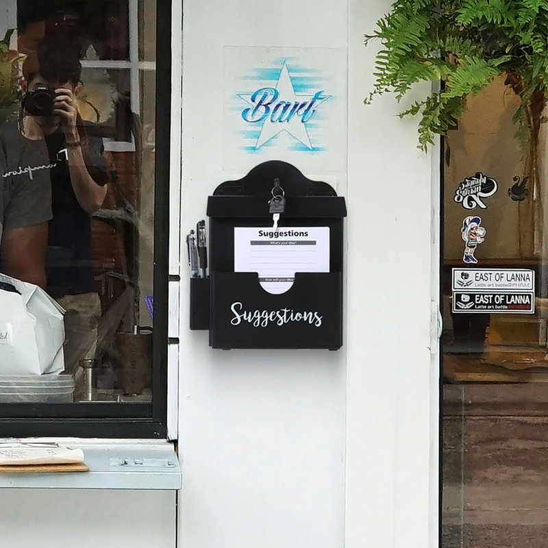 MyGift Wall Mounted Tabletop Suggestion Drop Box | Wayfair