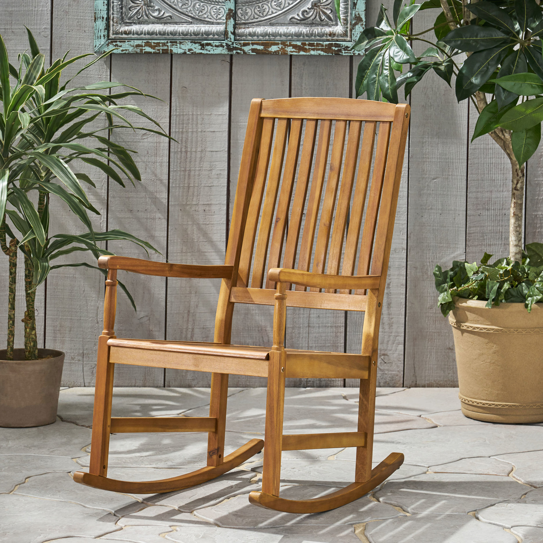 Millwood Pines Rocker Chair With Classic Lines And Relaxing Rock Motion ...