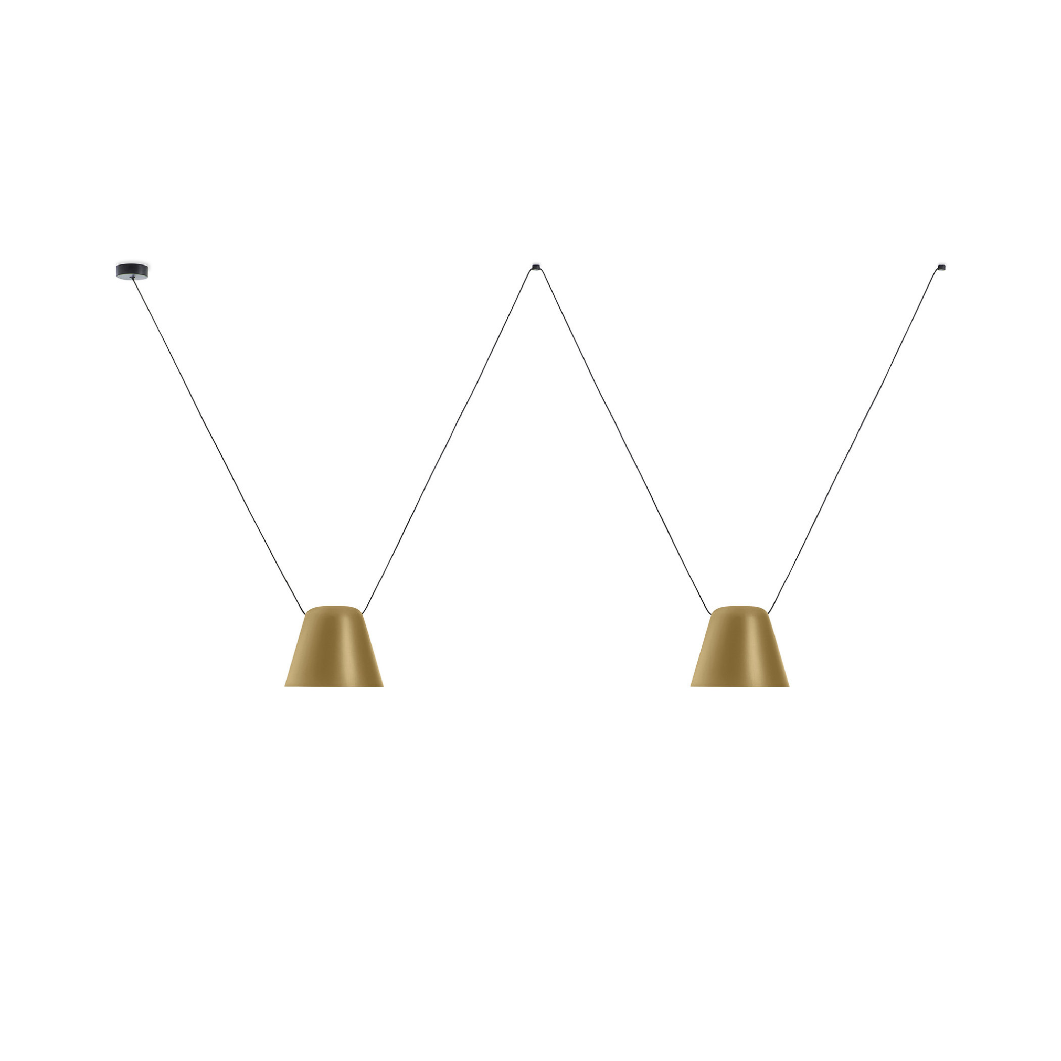 LedsC4 Attic Lateral Pendant End Canopy Cable 2 Cone | Wayfair