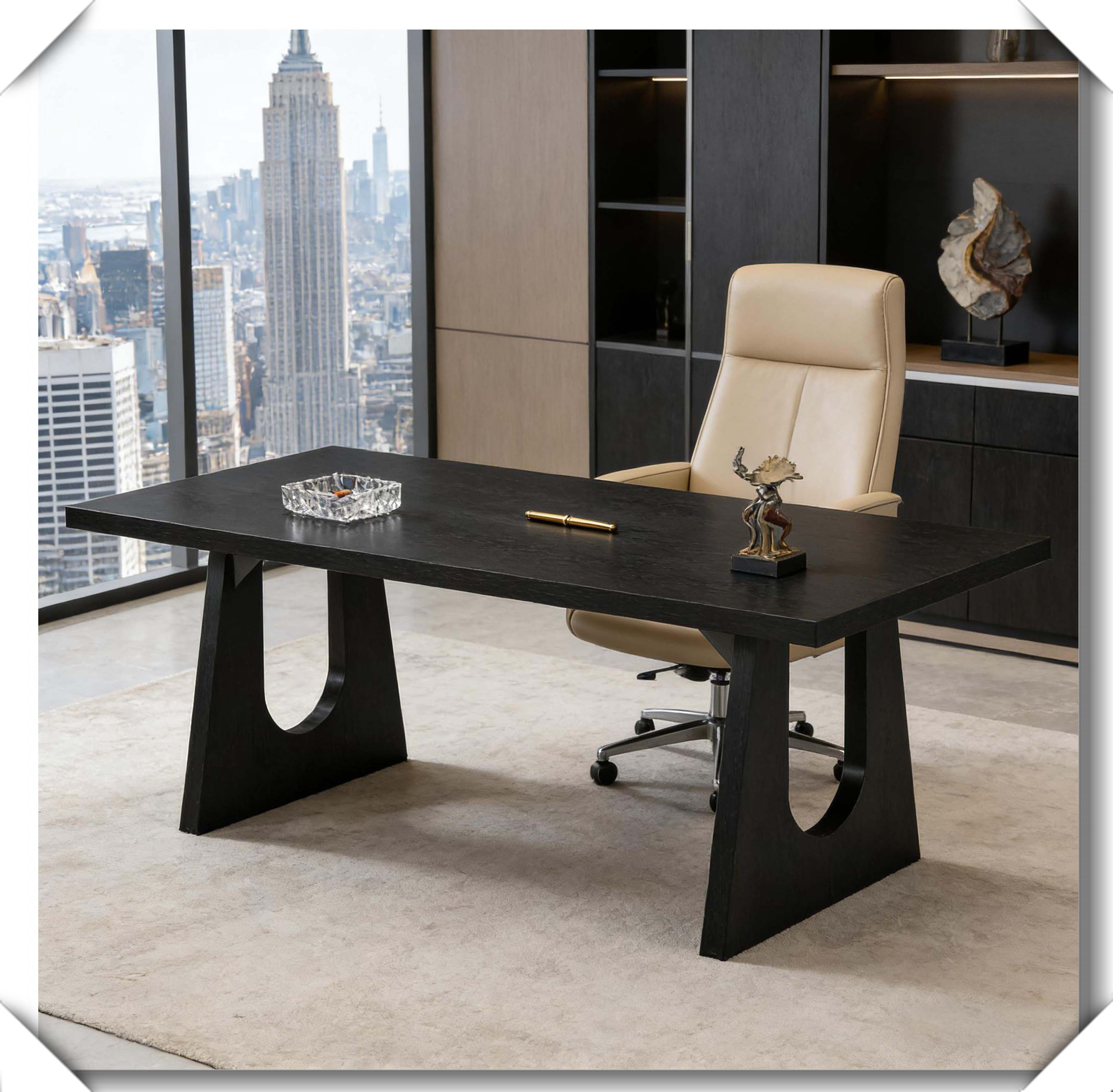 George Oliver Executive Office Desk Versatile Design Multi Scene ...