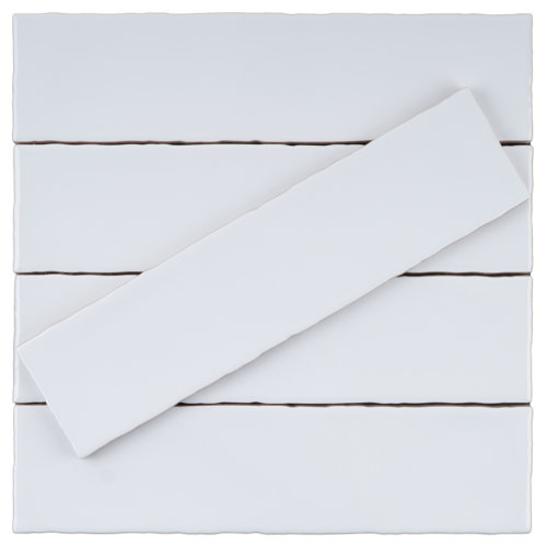 Supreme Tile Rustic 2.95 in. X 11.81 in. Polished Ceramic Subway Wall ...