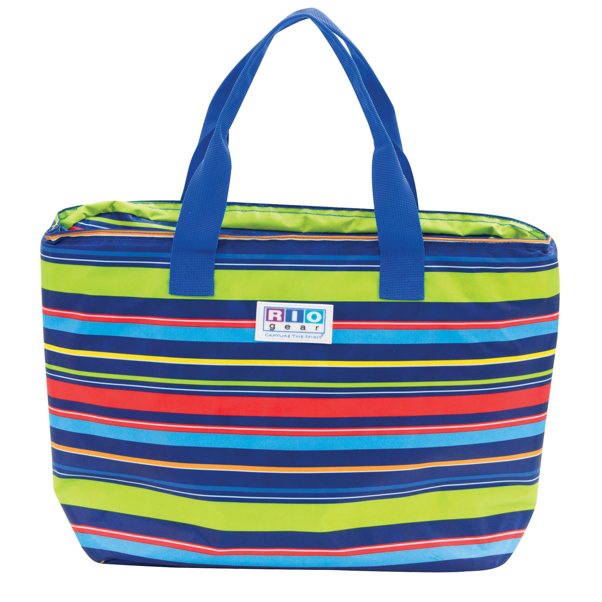 Rio Brands 20 Can Gear Insulated Tote Bag Stripe Cooler & Reviews ...