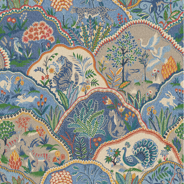 Bungalow Rose Zoologic Animal Vignettes 18' L x 20.5" W Peel and Stick ...