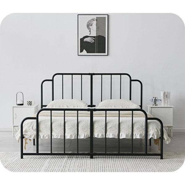 Ebern Designs Gurtha Metal Platform Bed & Reviews | Wayfair