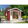 Technoflex Chic-Sheds Magog 1 Solid Wood Garden Shed 11-Ft X12 -Ft With ...