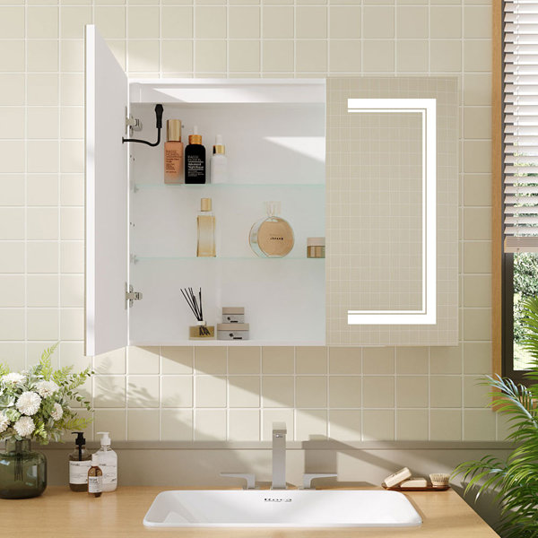 Ivy Bronx Surface Mount Mirror Cabinet | Wayfair.co.uk