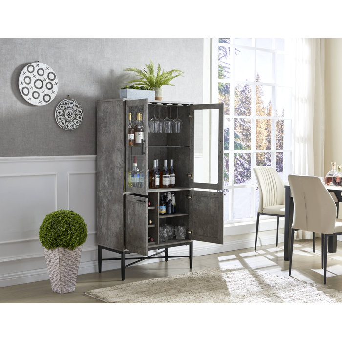 Willa Arlo Interiors Wattson 31.57'' Bar Cabinet & Reviews | Wayfair
