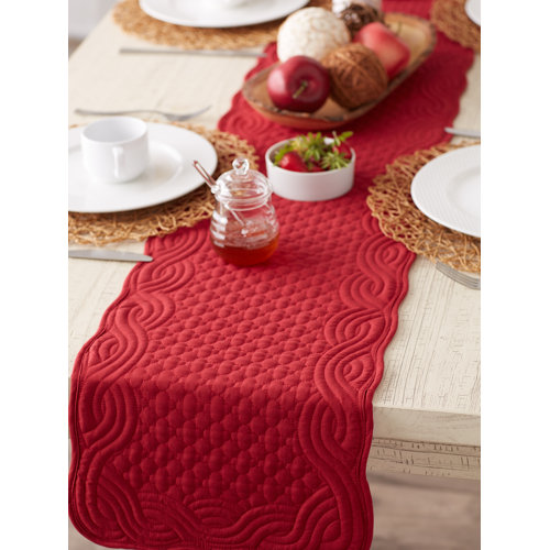 Red Barrel Studio® Aricin Geometric Table Runner & Reviews | Wayfair