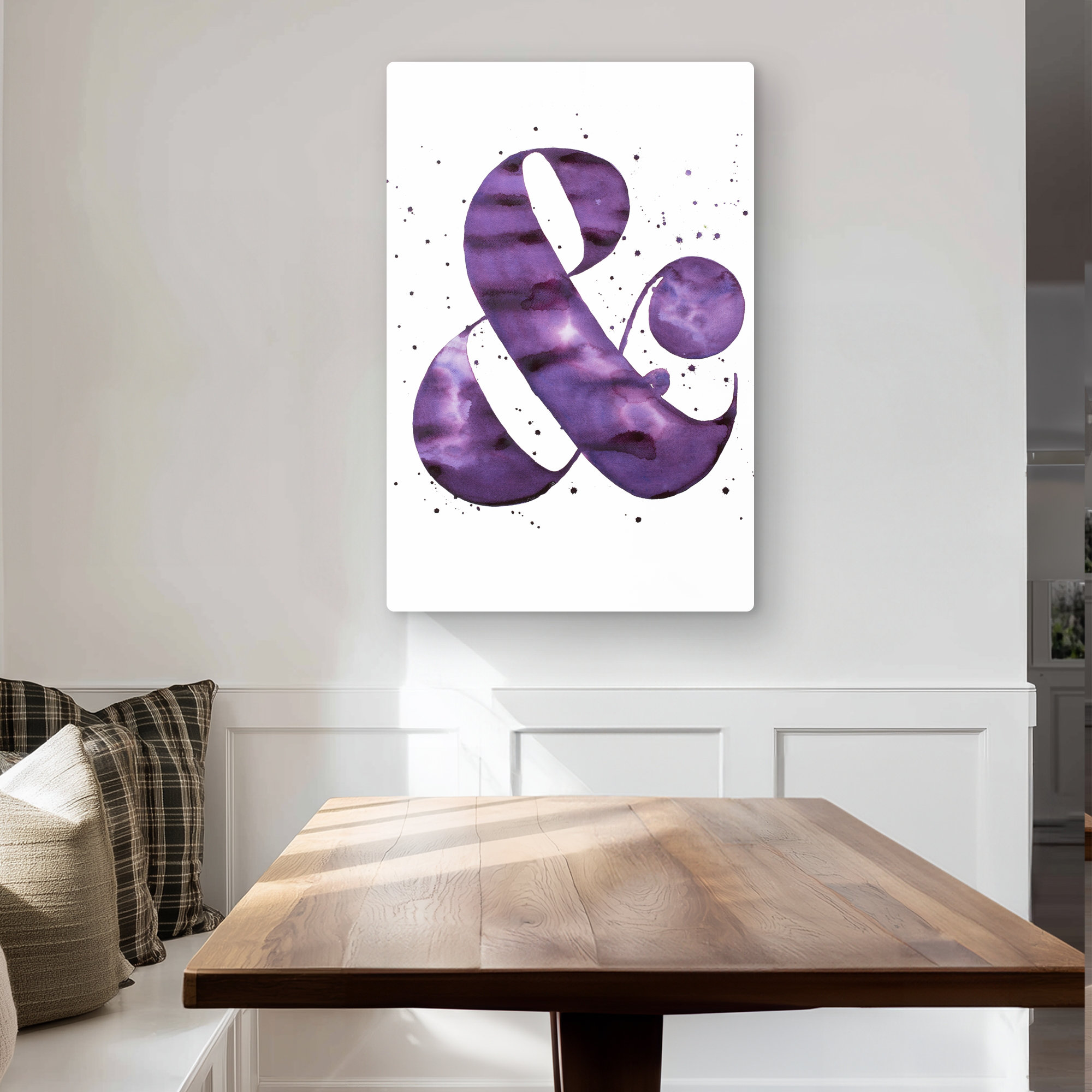 Begin Edition International Inc. Ampersand Purple - Shapes Purple Metal ...