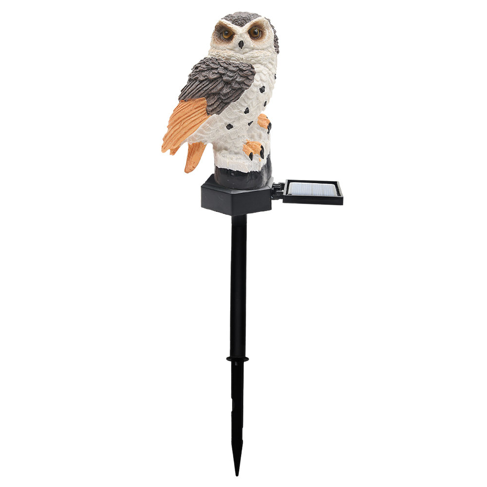 Aptoco Low Voltage LED Solar Owl Lights Waterproof Pathway Outdoor ...