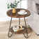 LITTLE TREE FURNITURE 20" W Round Side Table, 2-Tier End Table with ...