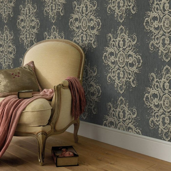 Rosdorf Park Deven 1m x 53cm Textured Matte Wallpaper Roll | Wayfair.co.uk