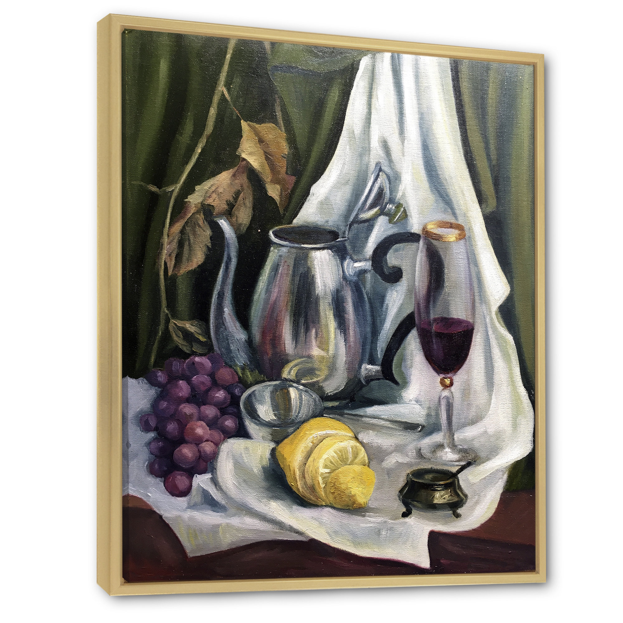 Winston Porter Still Life French Wine Apero - Traditional Canvas Art ...