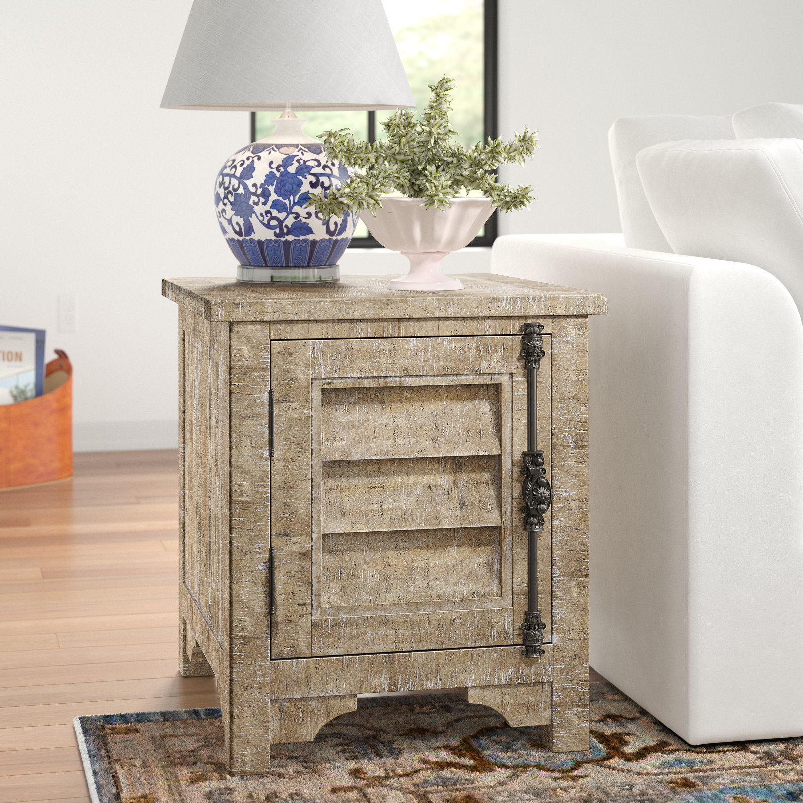 Three Posts™ Clintwood End Table with Storage & Reviews | Wayfair