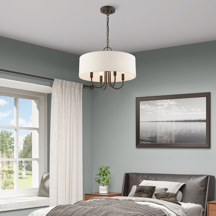 Gracie Oaks Miala 4 - Light Shaded Pendant & Reviews | Wayfair