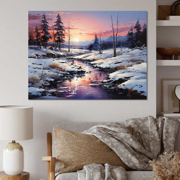 Millwood Pines Pine Tree Winters Magic II On Canvas Print - Wayfair Canada