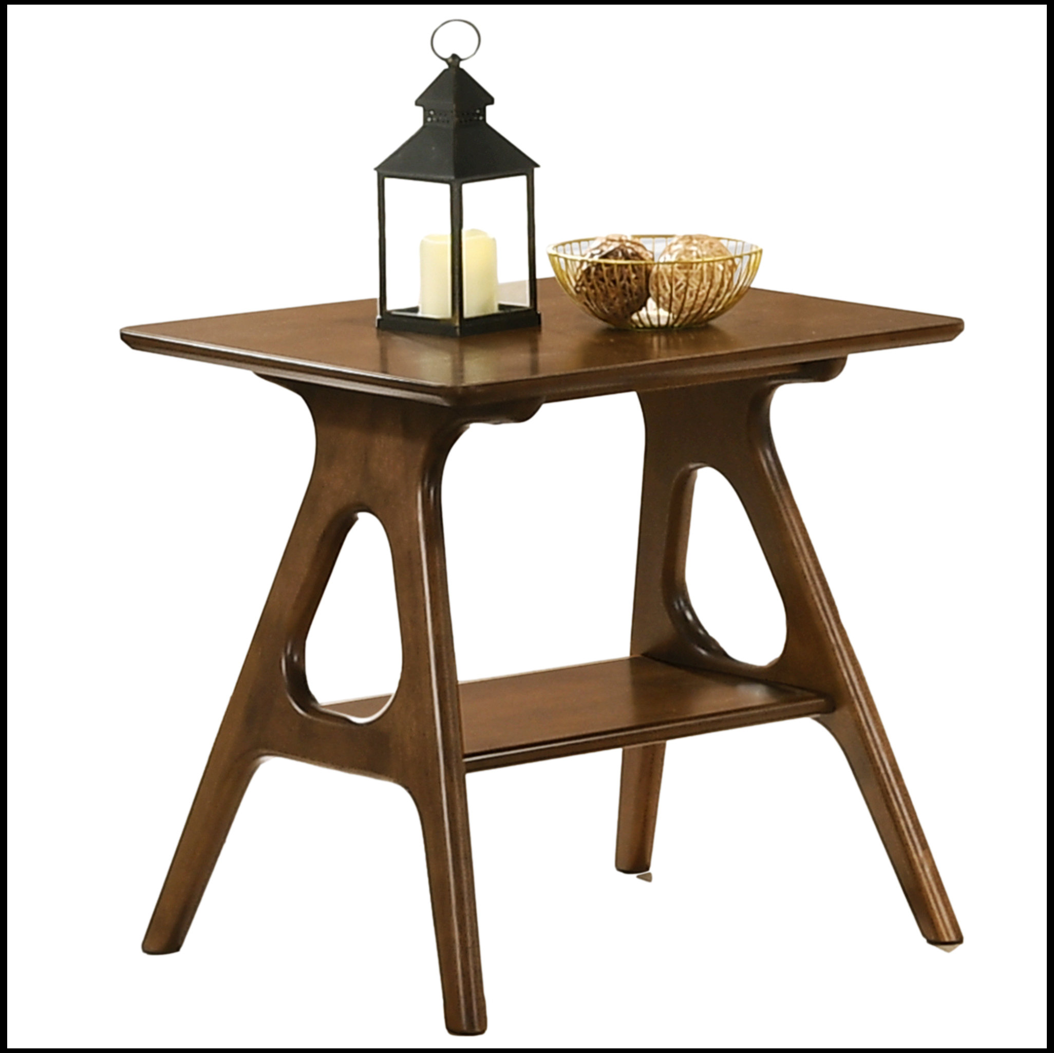Corrigan Studio® Maurreen Wood Shelf End Table & Reviews | Wayfair