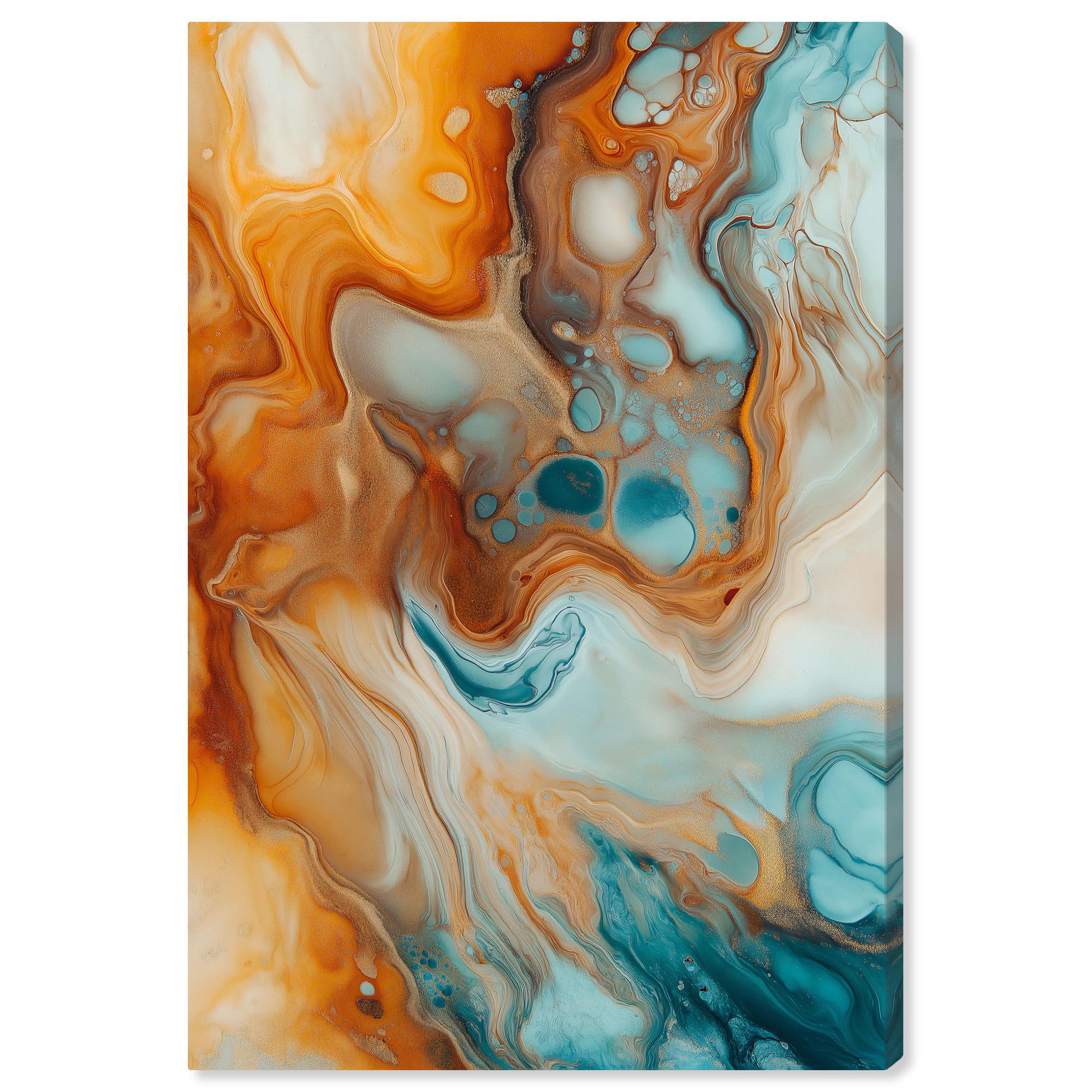 Art Remedy Marbled Abstracts Canvas, Marbled Flow | Wayfair