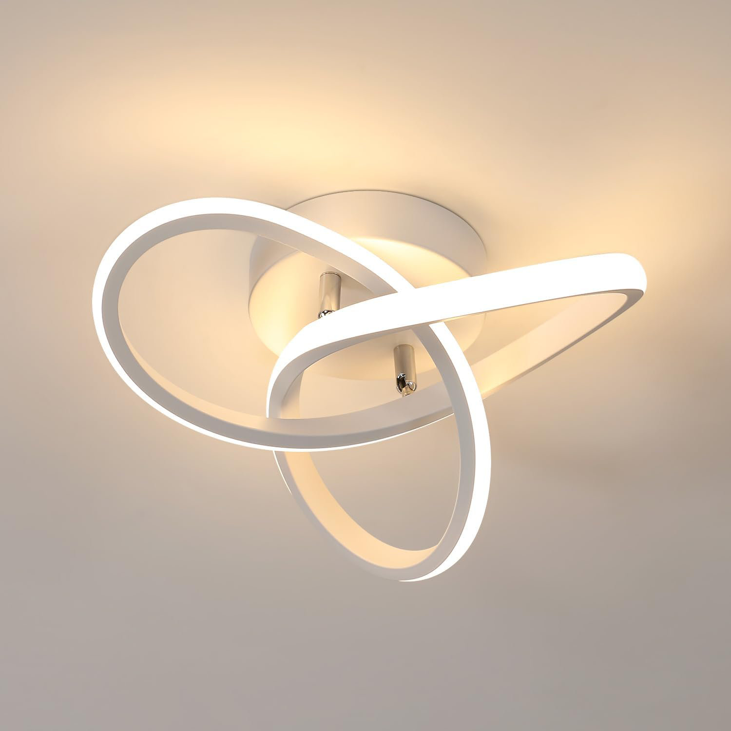 Wrought Studio™ Desmine Light LED Semi Flush Mount Ceiling Light ...