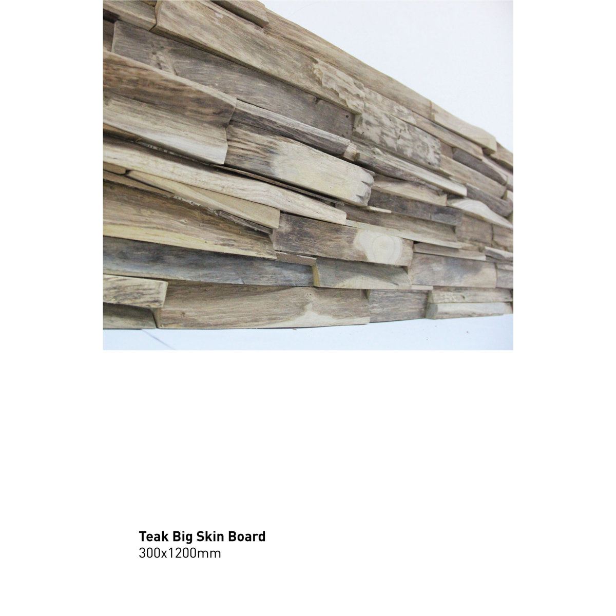 Java Creations Matrix 12" x 48" Reclaimed Engineered Wood Wall ...