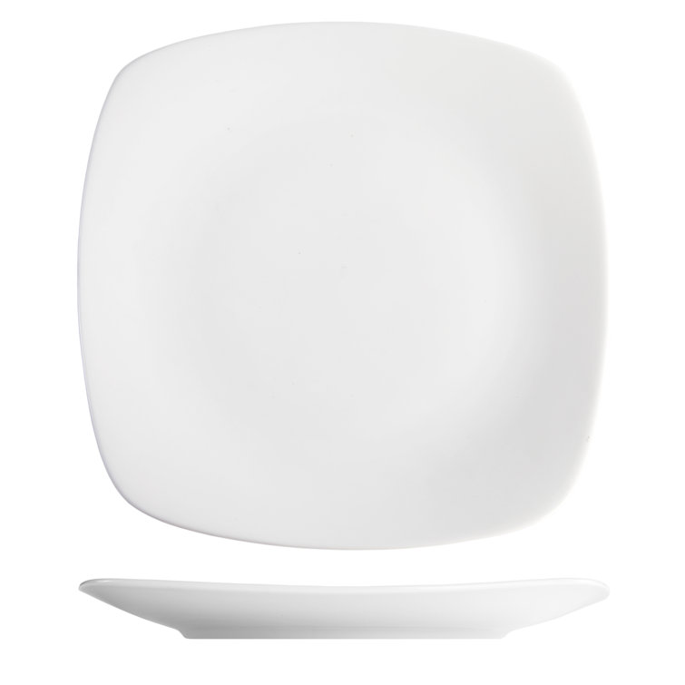 Fortessa D&V Serena Square Coupe Plate 10" (Set of 12) | Perigold