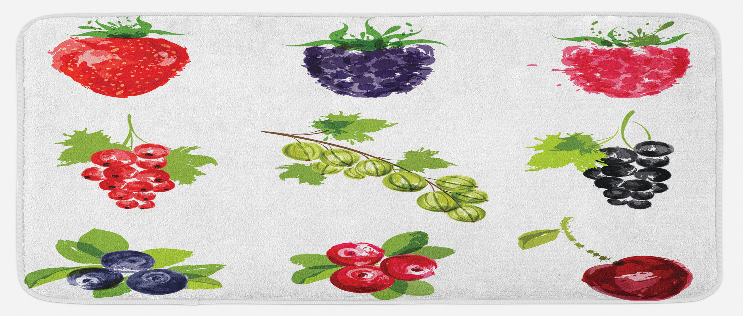 East Urban Home Fruit Kitchen Mat | Wayfair