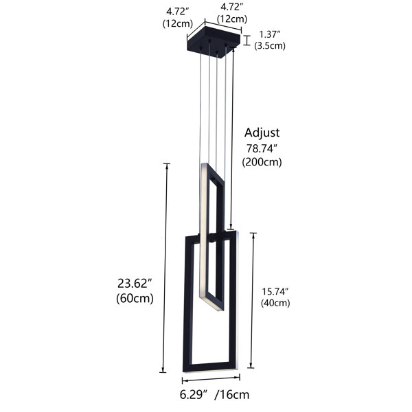 Willa Arlo Interiors Marazi 2 - Light LED Unique / Statement Pendant ...