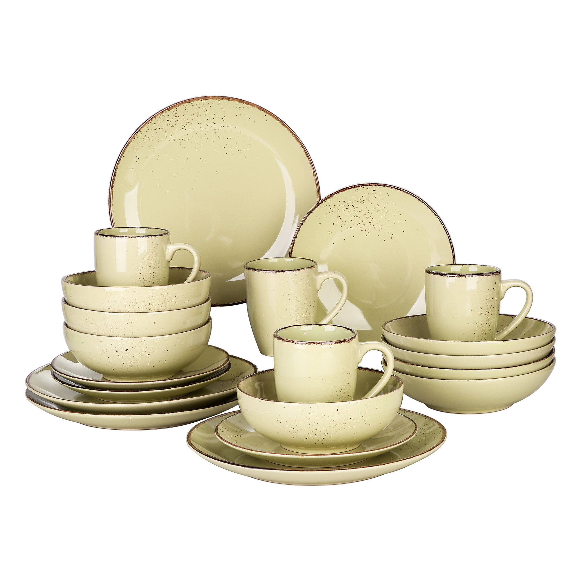 17 Stories Kayo 20 Piece Dinnerware Set, Service for 4 & Reviews | Wayfair