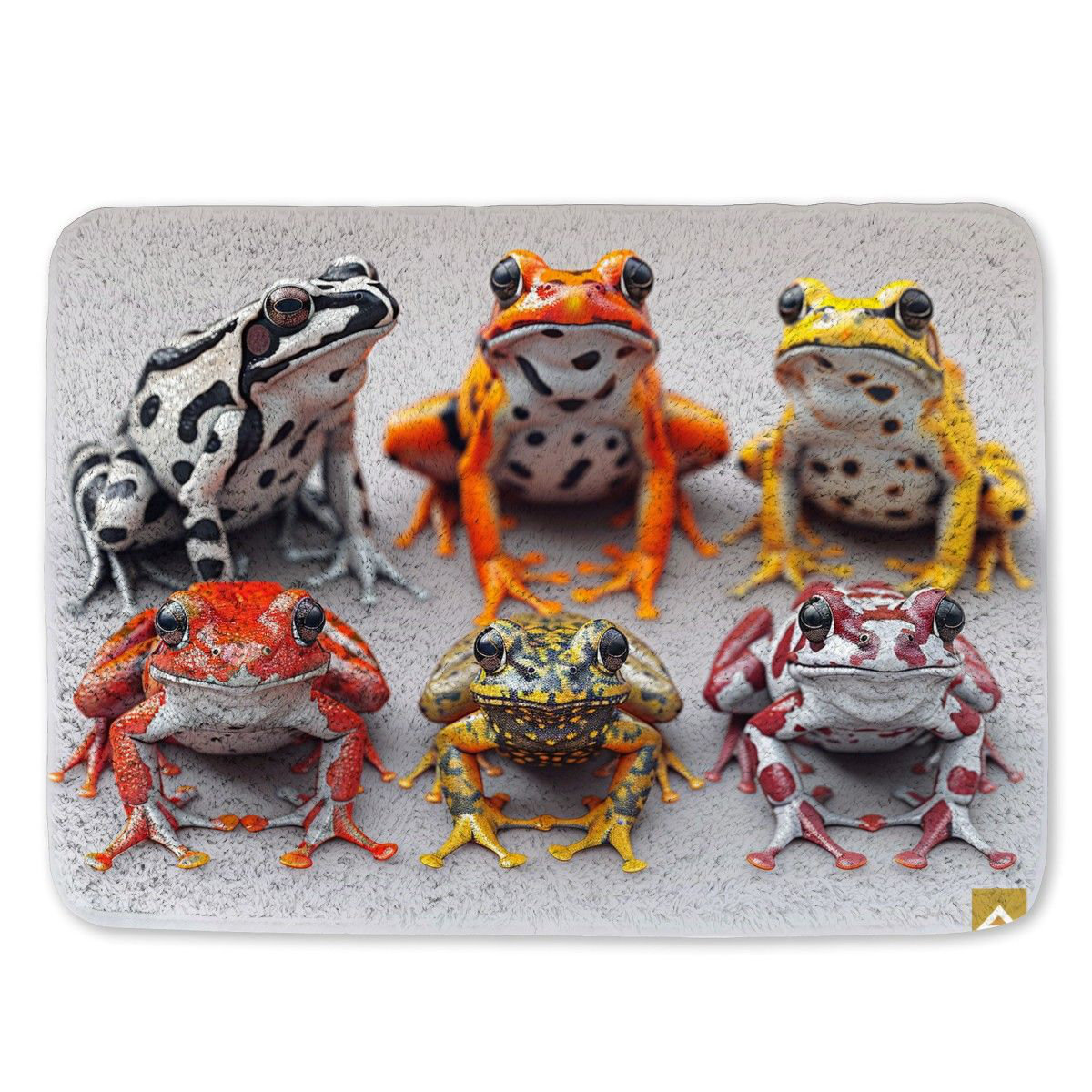 August Grove Frogs Bath Mat Amphibians Bathroom Decor Colourful ...