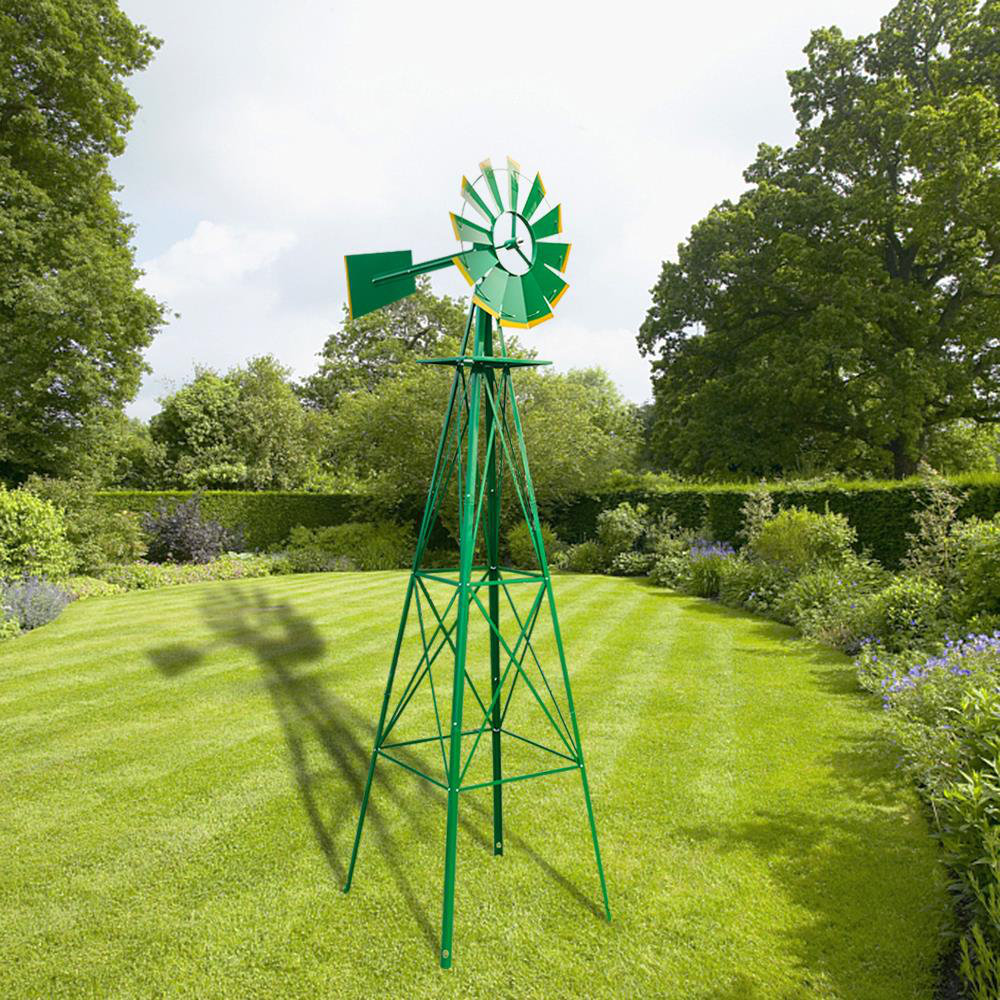 August Grove® Haghni Metal Abstract Windmill & Reviews | Wayfair