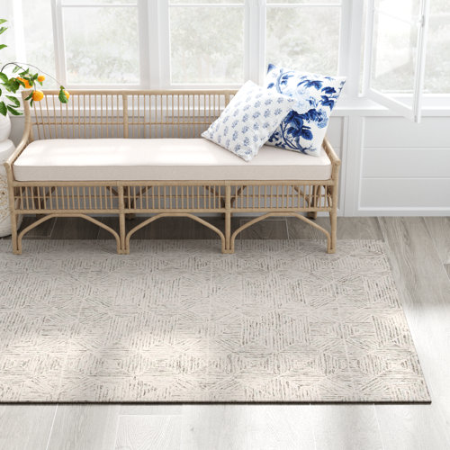 Linsly Hand Tufted Light Blue Rug & Reviews | Birch Lane