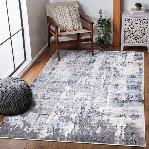 Borough Wharf Giuliano Grey Area Rug | Wayfair.co.uk
