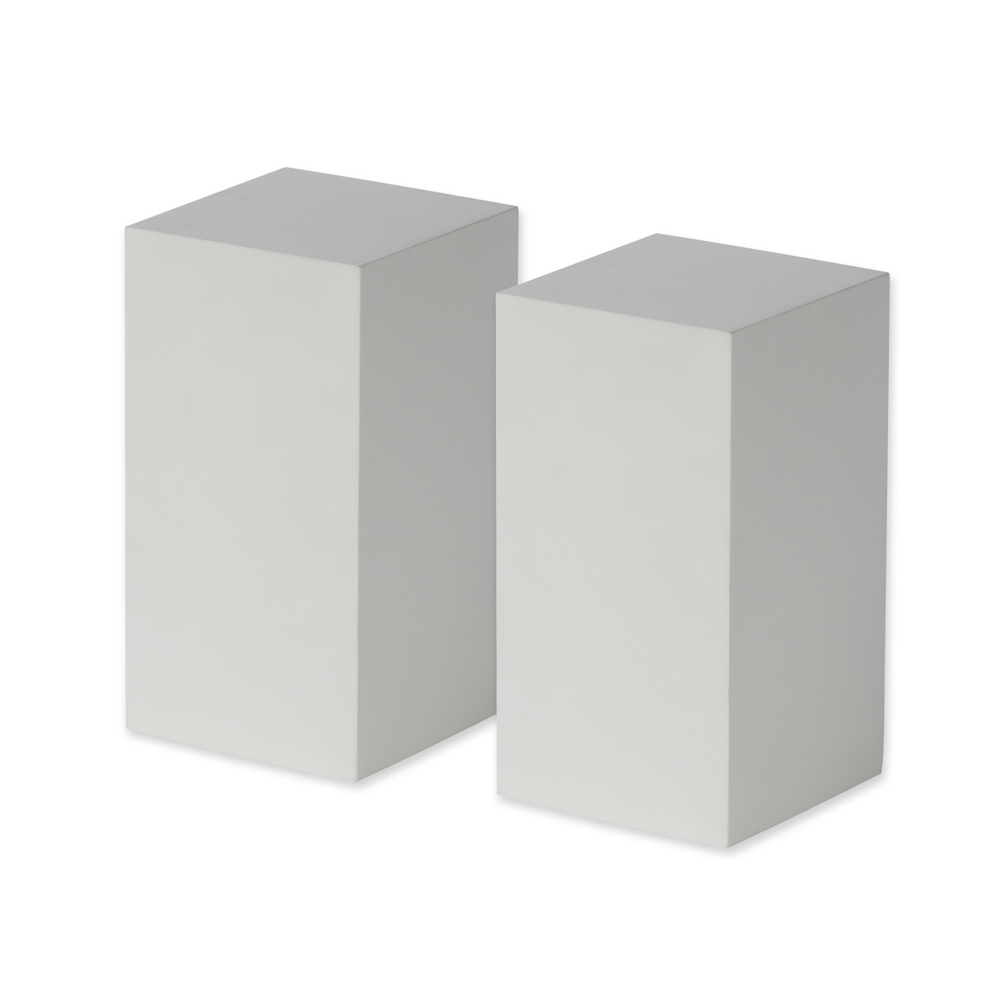 Ebern Designs Nayely 2 Piece Tall Wood Tabletop Risers | Wayfair