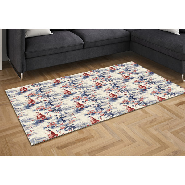 East Urban Home Cleotilde Toile Rug | Wayfair