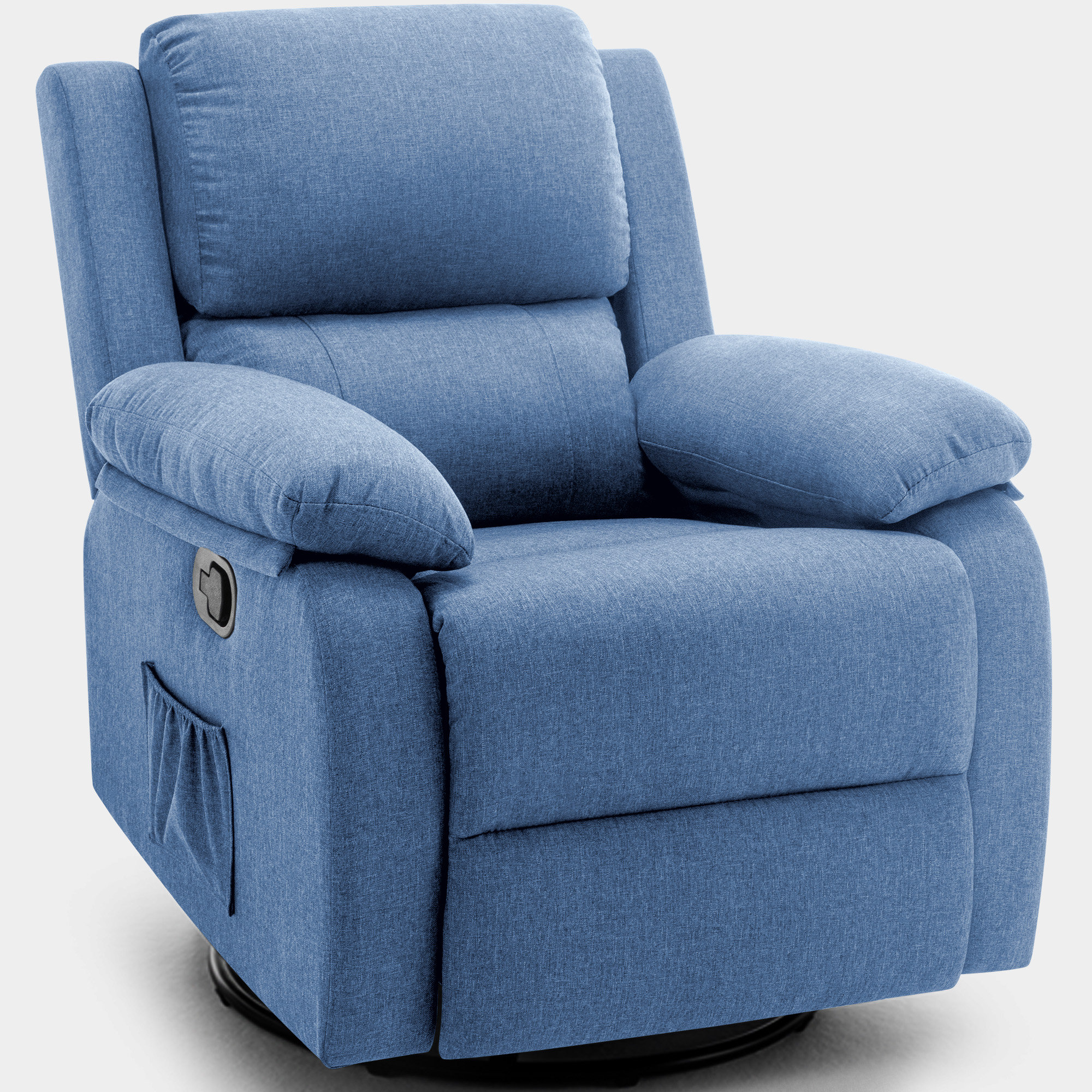 Ebern Designs Dornan Recliner Chair,Small Rocking Chair,360 Swivel ...
