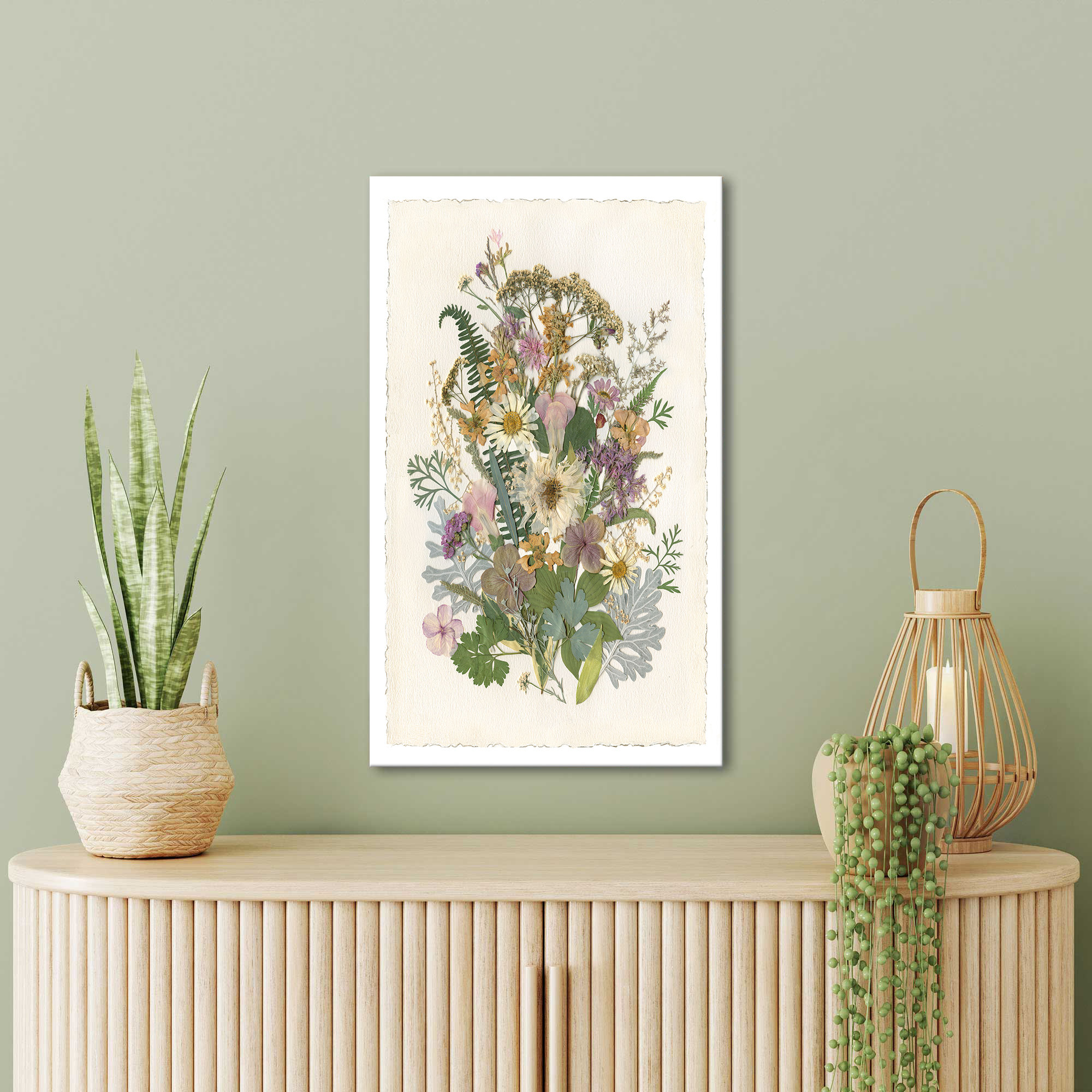 One Allium Way® "Organic Bouquet II" by Carol Robinson Print on Canvas ...