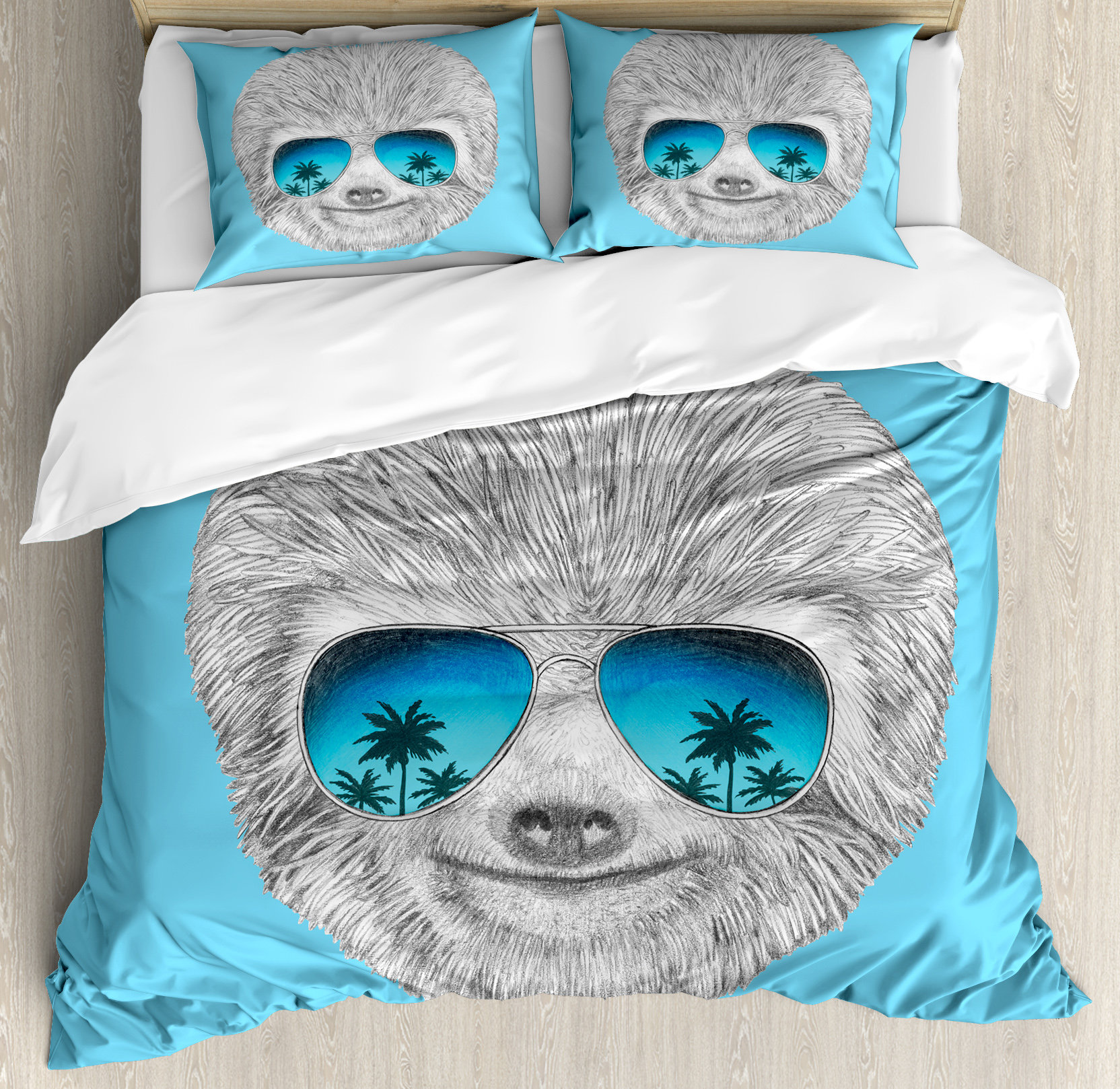Ambesonne Sloth Duvet Cover Set | Wayfair